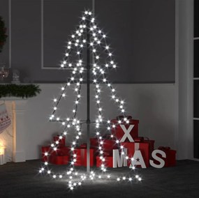 vidaXL Vánoční stromek kužel 160 LED diod dovnitř i ven 78 x 120 cm [51005] Barva: Teplá bílá