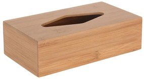 Bambusová krabička na ubrousky 24,5x7,5 cm hnědá