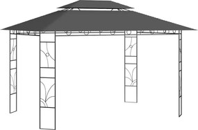 vidaXL Altán 4 x 3 x 2,7 m 160 g/m² [313917] Barva: antracitová