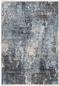 Koberce Breno Kusový koberec MEDELLIN 400/Silver-Blue, Modrá, Vícebarevné, 160 x 230 cm