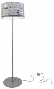 Dětská stojací lampa Ladybird, 1x textilní stínítko se vzorem, (výběr ze 2 barev konstrukce), o