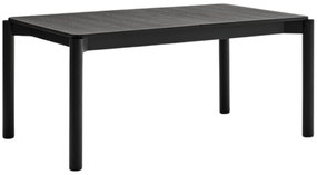 OnaDnes -20% Černý rozkládací jídelní stůl Teulat Atlas 160/200 x 100 cm