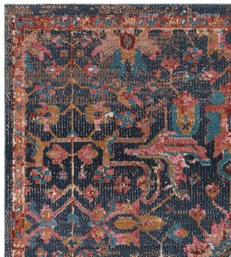 Modrý  koberec Cure Blue Retro Rozměry: 155x230 cm