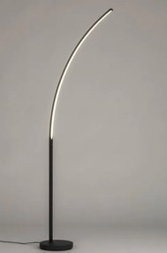 Stojací designová LED lampa se stmívačem Black Ferdinand