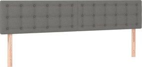 Box spring postel s matrací tmavě šedá 120x190 cm textil 3269910