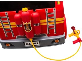 LEAN CARS Elektrické hasičské autíčko LL911 červené, dálkové ovládání