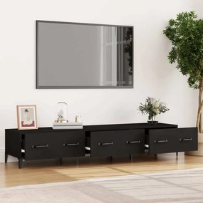 vidaXL TV skříňka 150 x 34,5 x 30 cm kompozitní dřevo [812646] Barva: Černá