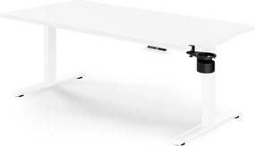 Elektrický stůl s nastavitelnou výškou ergonomický bílý,1600x800 mm: ARIA