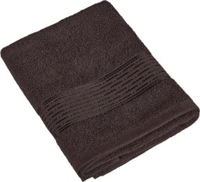 Bellatex Froté ručník a osuška kolekce Proužek tmavá hnědá rozměr 50x100 cm