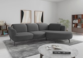 XXXLutz ROHOVÁ SEDAČKA, textil, tmavě šedá Sit & More - Sedací soupravy - 000144018502