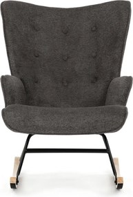 Houpací křeslo AK-373 GREY2, látka, šedá (67 x 85) cm