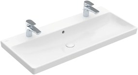 VILLEROY & BOCH Villeroy &amp; Boch AVENTO - Umyvadlo na skříňku 1000x470x180 mm, s přepadem, bílá Alpin CeramicPlus 4156A4R1