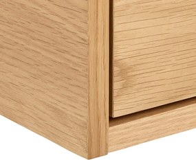 Noční stolek v dekoru dubu ve světle přírodní barvě Monfort – Actona