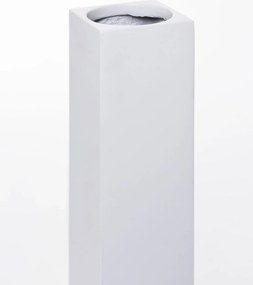 Váza OBELISK, sklolaminát, výška 80 cm, bílá