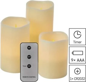 LED dekorace EMOS DCCV07 ZY2143 svíčka 9xAAA ovladač časovač
