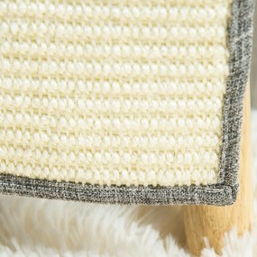 Škrabací podložka PawHut sada 2 kusů pro kočky, sisalový škrabací koberec šedý 130x45x03cm, ochrana pohovky pro křeslo a gauč | Aosom.de
