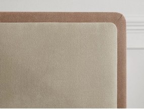 Starorůžová čalouněná čalouněná dvoulůžková postel s roštem 140x190 cm Mara – Bobochic Paris