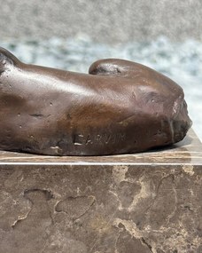 Bronzová socha figurka -  Jelen