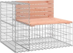Zahradní lavice gabionový design 184x71x65,5 cm masiv douglasky 3196237