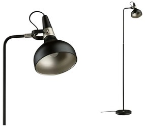 Paulmann 78480 Juna, černá stojací lampa z kovu, 1xE14, výška 158cm