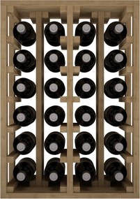 Expovinalia Regál na víno PETÍN II Materiál a odstín: Borovice s bílým nátěrem