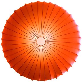 Axolight Muse, designové svítidlo z oranžového textilu, 3xE27 100W, prům. 120cm