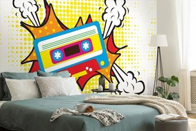 Samolepící tapeta pop art kazeta