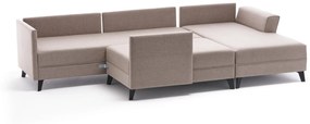 Atelier del Sofa Rohová sedací souprava Eris - Cream, Krémová