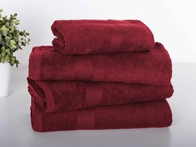 XPOSE® Froté osuška VERONA - bordó 70x140 cm