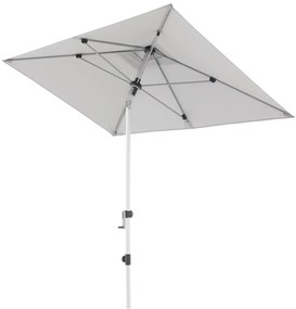 Doppler EXPERT 220 x 140 cm - slunečník s automatickým naklápěním světle šedá