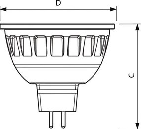 Philips Master LEDspot MR16 GU5.3 6,5W / LED žárovka / 460lm / 4000K /