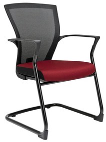 Jednací kancelářská židle Office More MERENS MEETING – více barev Vínová BI 202
