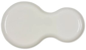 Nudge Porcelánový servírovací tác 28x16cm Cream