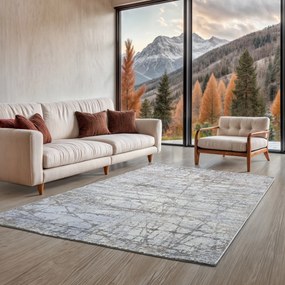 Medipa (Merinos), Kusový koberec Bellavista 280-25 beige/grey, 80x150, béžová, obývací pokoj