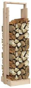 Stojan na dřevo 33,5 x 30 x 110 cm masivní borovice,  822621