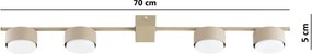 BRILAGI - LED Bodové svítidlo MONO 4xGX53/30W/230V béžová