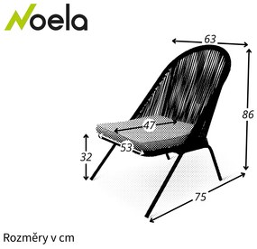 Noela Zahradní křeslo Selection North