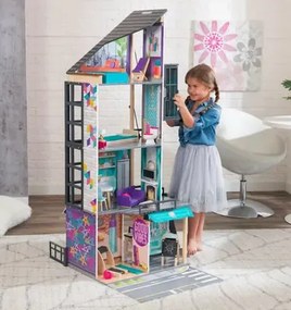 KidKraft Domeček pro panenky Bianca City Life / od 3 let