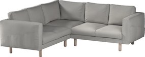 Potah na pohovku IKEA Norsborg rohová 4-místná barva šedá látka pletený vzor