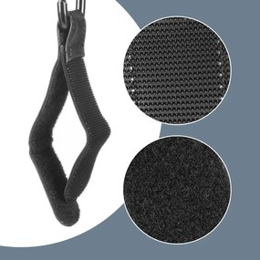 Zopa Multifunkční popruh se skobou Deluxe 2 ks Black