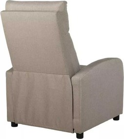 LuxuryForm DESIGN Televizní křeslo RUFO s polohováním - béžové
