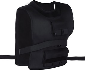 HOMCOM Zátěžová Vesta 15 KG / 20 KG / 30 KG S Nastavitelnou Tréninkovou Vestou s Odnímatelnými Zátěžemi | Aosom