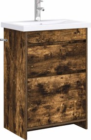Sada koupelnového nábytku Kouřový dub 61 x 40 x 84,5 cm 3404262