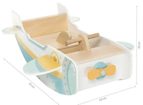 Zopa Dřevěná montessori houpačka letadlo, Wood