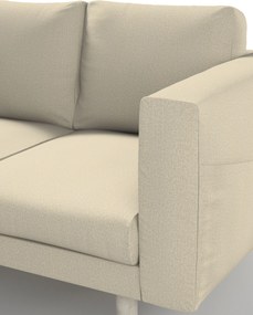 Potah na pohovku IKEA Norsborg 3-místná barva béžová látka pletený vzor