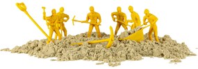 Creative Corner Dětský písek 1100g hradní vozidla formičky figurky kreativní sada