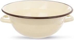 Zadělávací smaltovaná mísa béžová 2,5 l
