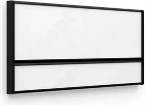 ACCEPT Dveřní tabulka ACS 187 x 93 mm - černá tabulka