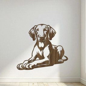 dřevo života Dřevěná dekorace psa Vizsla Zvolte rozměr (cm): 40x36, Zvolte barvu dekoru: Ořech