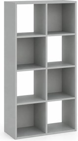 Regál Sinde 2x4, šedá